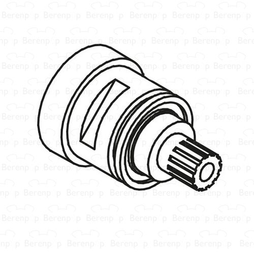 kartouche - HSK E98546 kartouche 2-weg omstelling